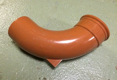 110mm Underground Drainage Long Radius 87.5º Single Socket Pipe Rest ...