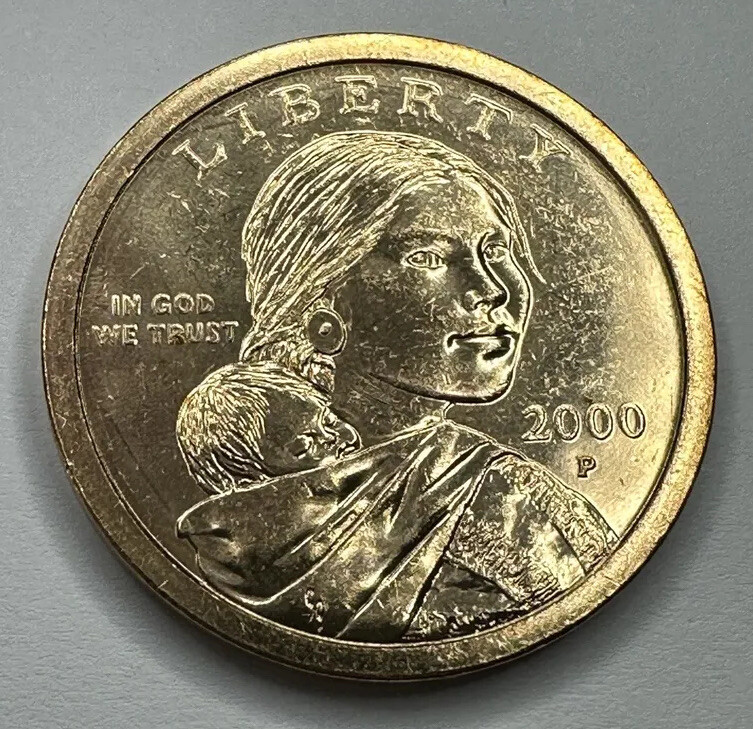 2000-P Sacagawea $1 Dollar Coin from US Mint Set. Uncirculated BU | eBay