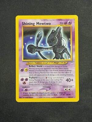 NM Shining Mewtwo Secret Rare Holo 109/105 Unlimited Neo Destiny ...