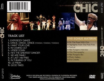 CHIC EVENING WITH CHIC NEW CD & DVD 889466067921| eBay