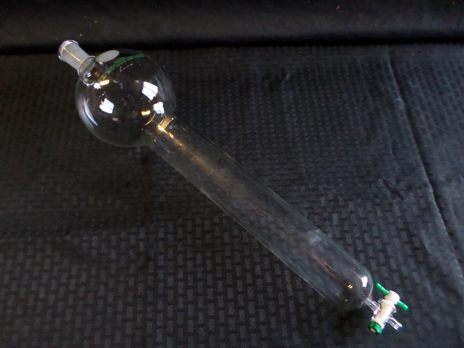 CHEMGLASS 1L Reservoir 24/40 Glass Chromatography Column 2mm Stpck 12 ...