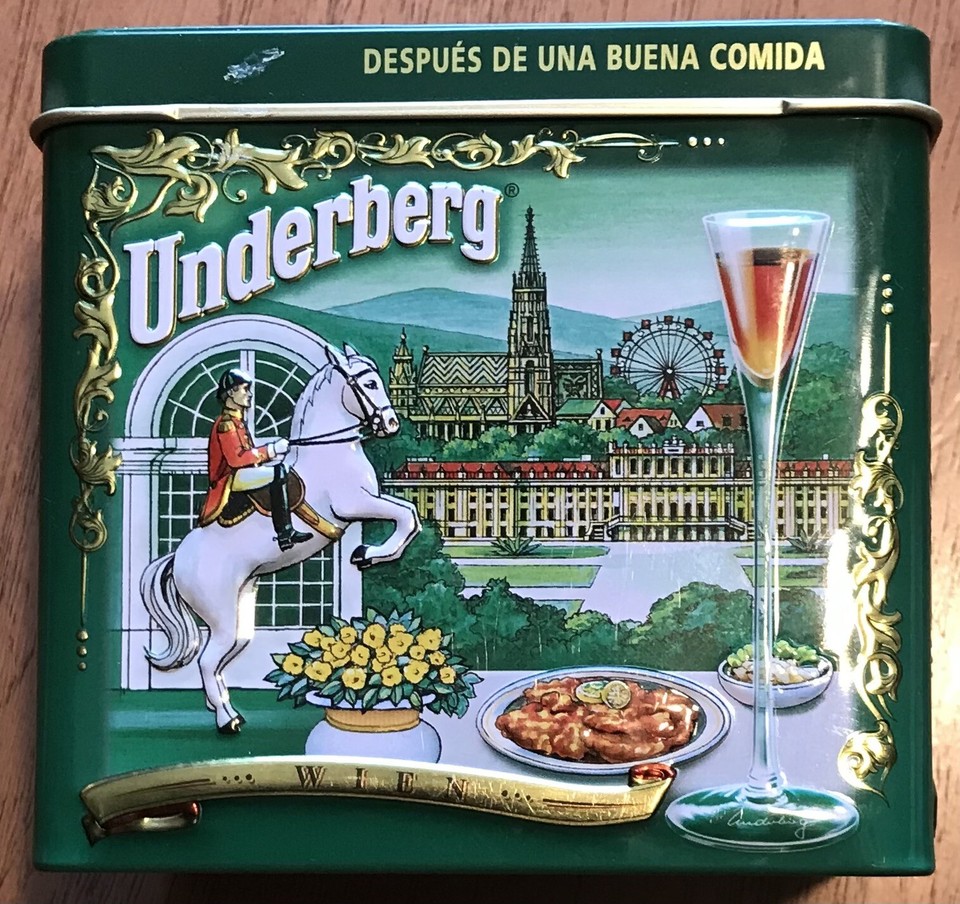 Underberg 2011 Collectors EMPTY Tin Pre-Owned Size 5x5x4 | eBay