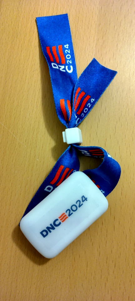2024 Democratic National Convention DNC Light Wrist Band Bracelet ...