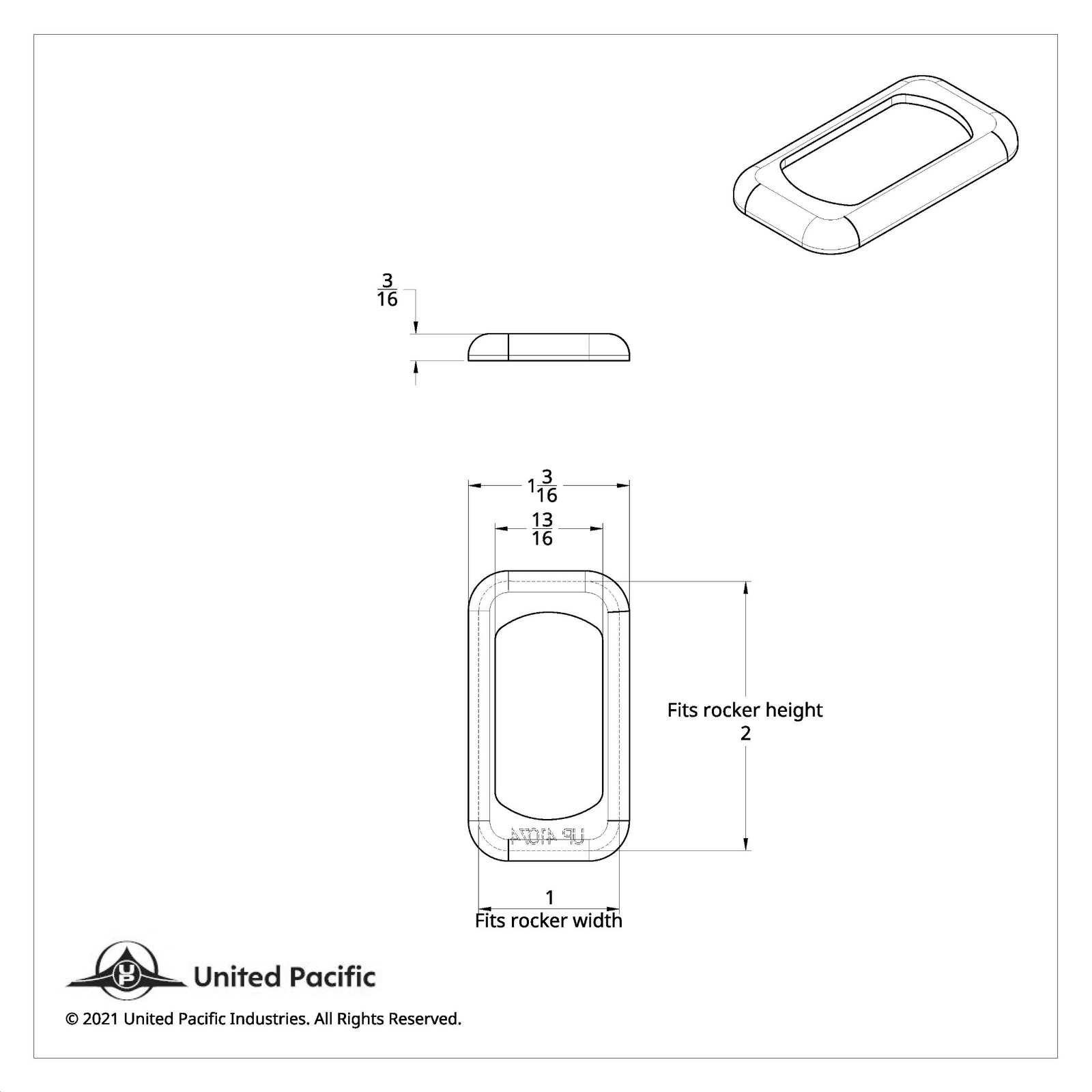Rocker Switch Bezel/Trim for Peterbilt Kenworth Freightliner UP#41074-3 ...