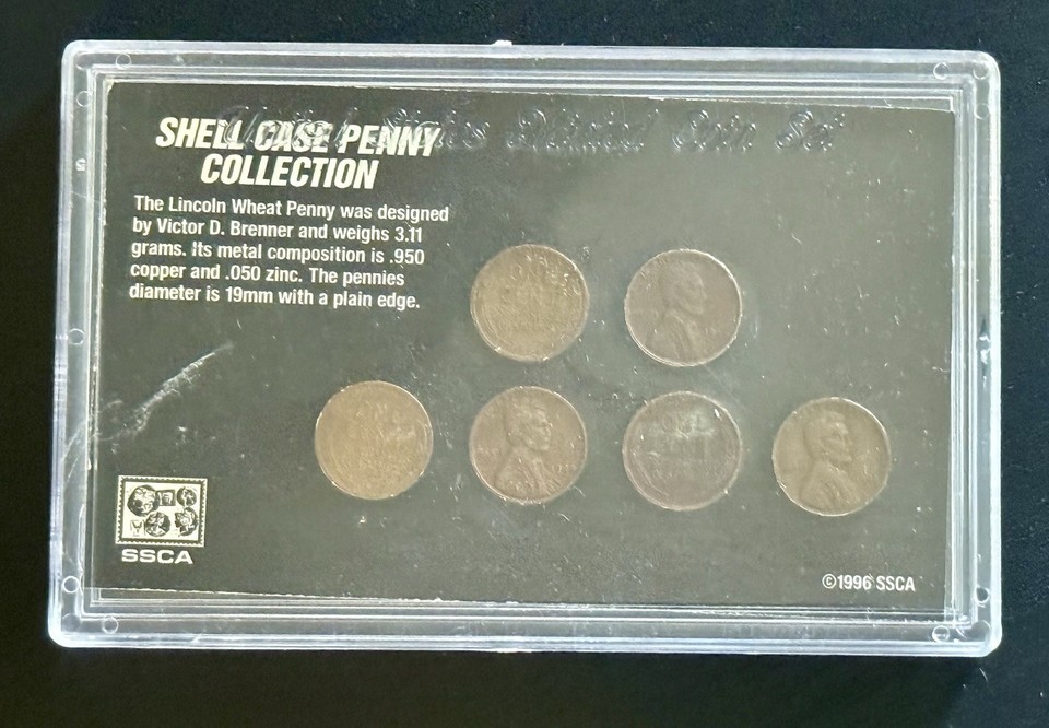 Vintage Shell Case Penny Collection–Complete / Assorted Coins in ...