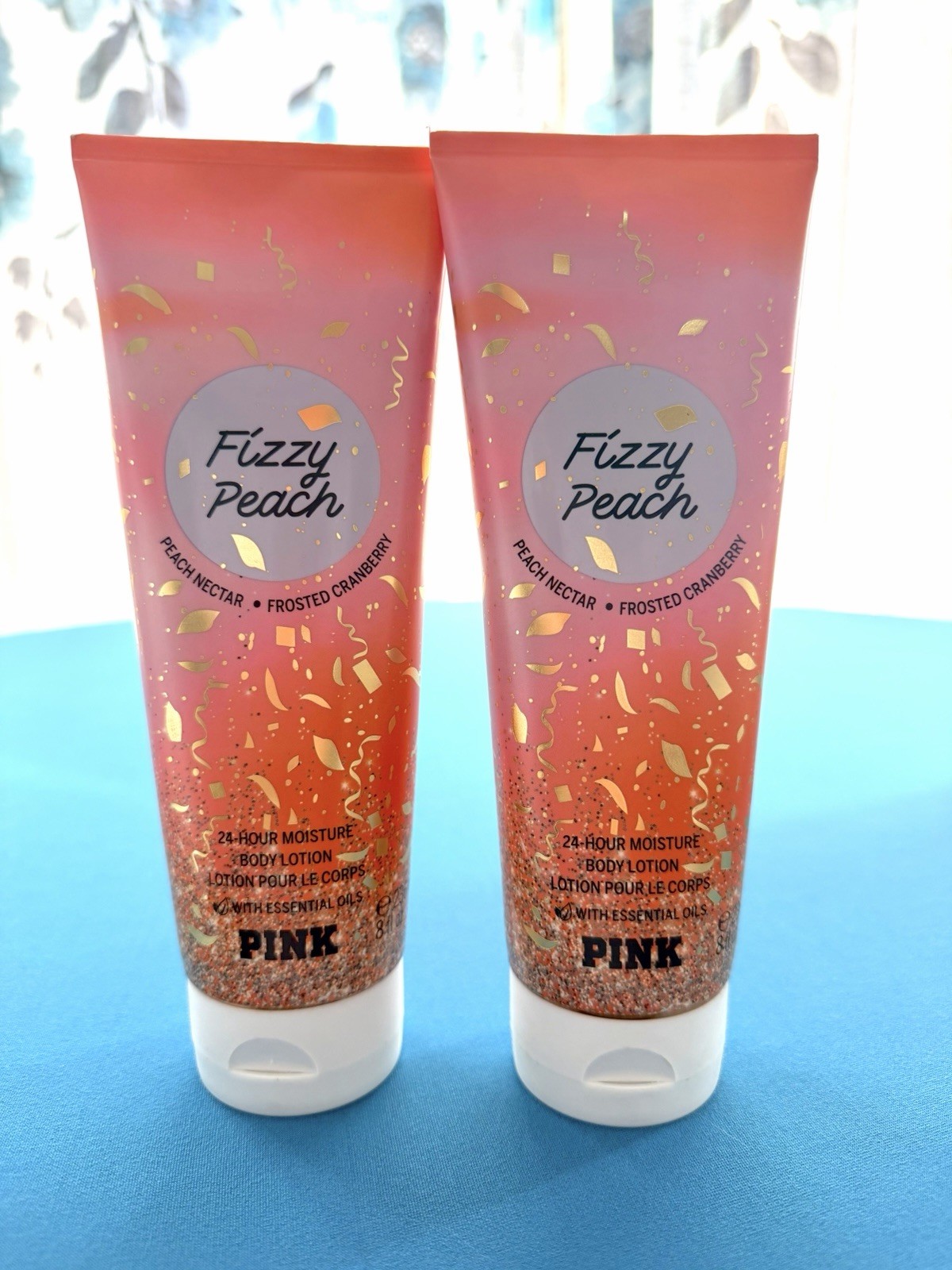 Victoria’s Secret Pink FIZZY PEACH Moisture Body Lotion 8 fl oz 236mL ...