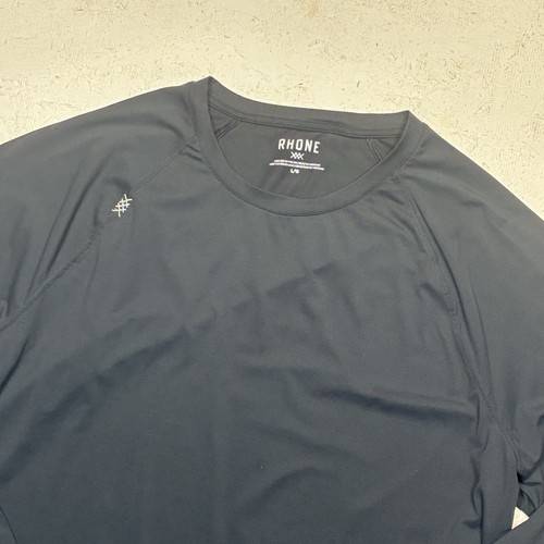 Rhone Reign Performance T-Shirt Raglan Long Sleeve Black Mens Large ...