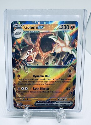 Golem ex 076/165 RARE HOLO - Scarlet & Violet - Pokemon TCG card | eBay