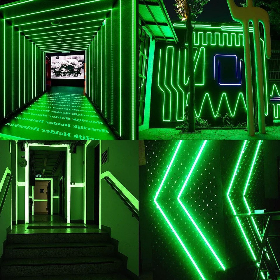 110V LED Neon Rope Light Strip Commercial Sign Building Garden Decor ...