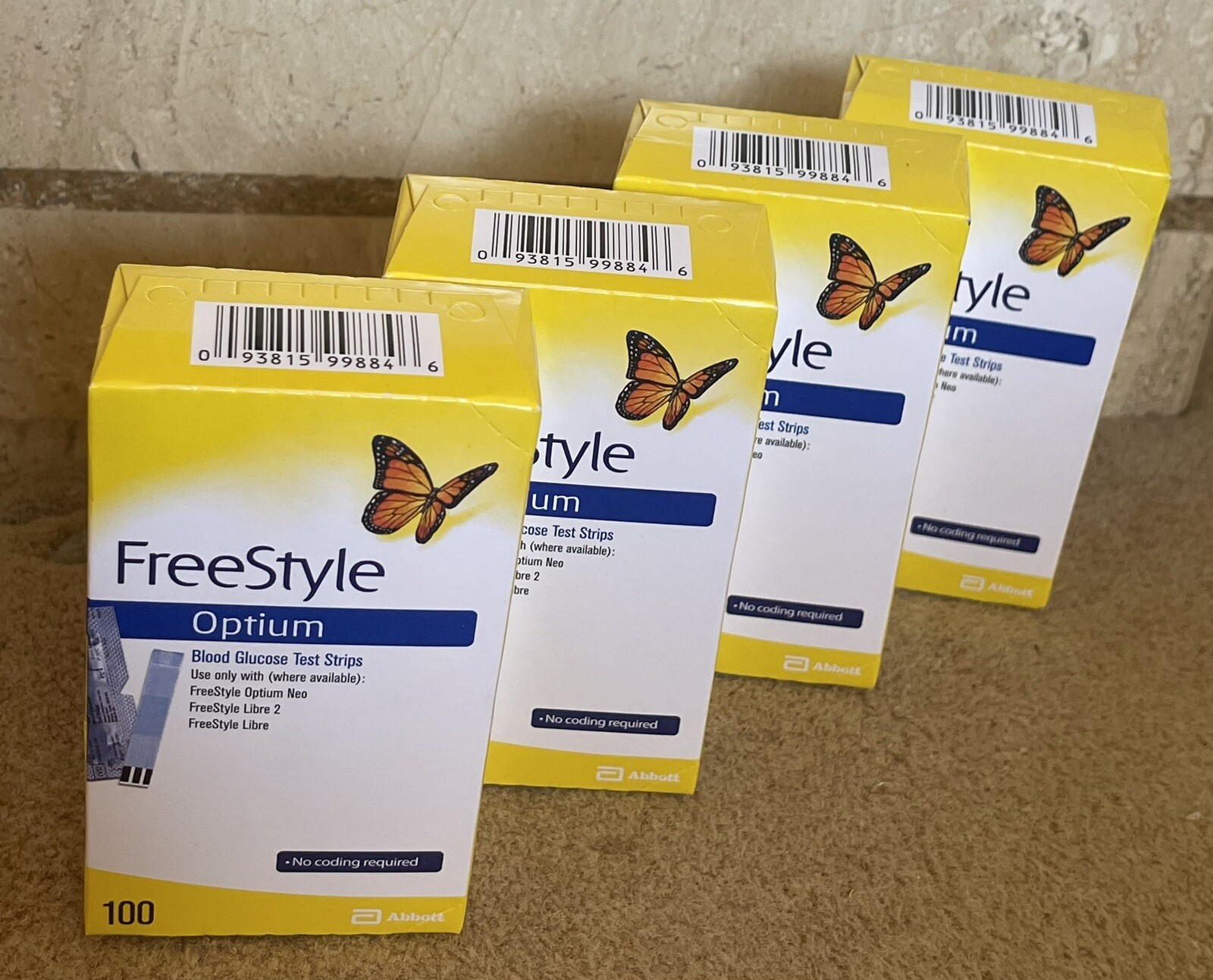 Abbott FreeStyle Optium Glucose Blood Test Strips - 400 Pack | eBay