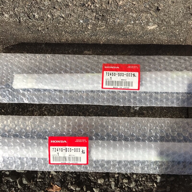 Honda Genuine Civic Coupe 2DR EJ6 EJ7 EJ8 EJ9 Window Glass Seals Door ...