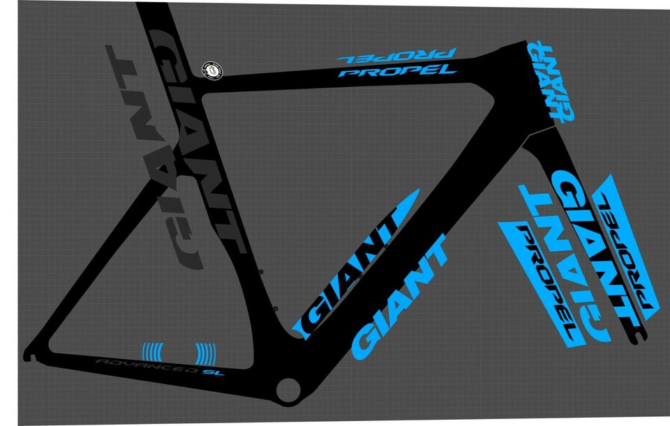 GIANT Propel (2014) Advanced SL LTD Frame Decal Set | eBay