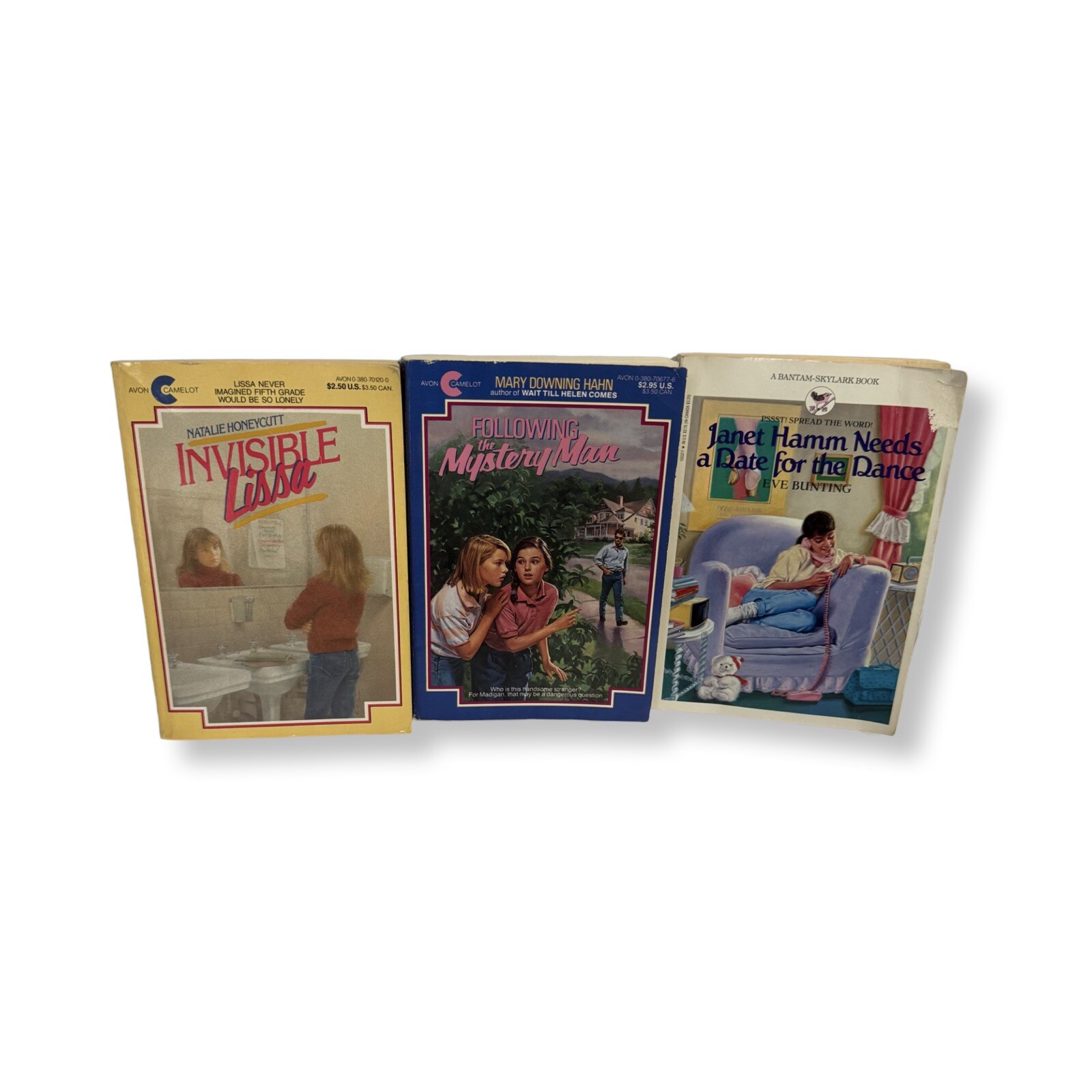 80s Teen Romance Mystery Books Lot: Invisible Lissa, Mystery Man, Janet ...