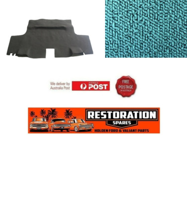 CHRYSLER VALIANT CHARGER VK CL BOOT MOULDED TURQUOISE LOOP CARPET ...