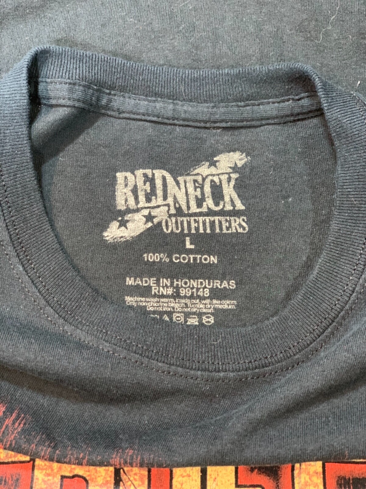 Redneck Outfitters T-Shirt “Redneck Drapes”Graphic Tee 100% Cotton Size ...