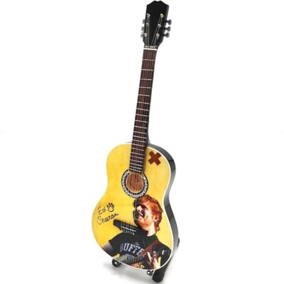 Ed Sheeran Tribute - Miniature Acoustic Guitar - Mini Guitar Mini ...