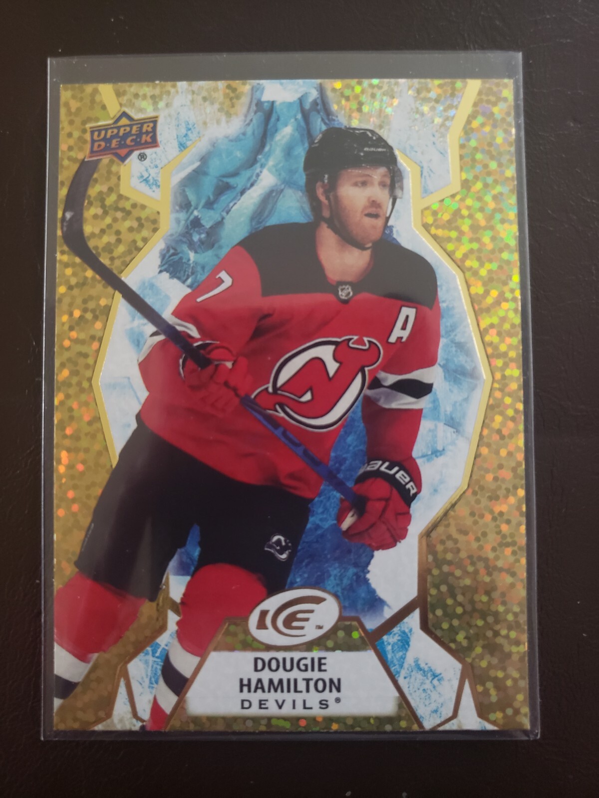 2021-22 Dougie Hamilton GOLD Foil Upper Deck Ice Hockey New Jersey ...