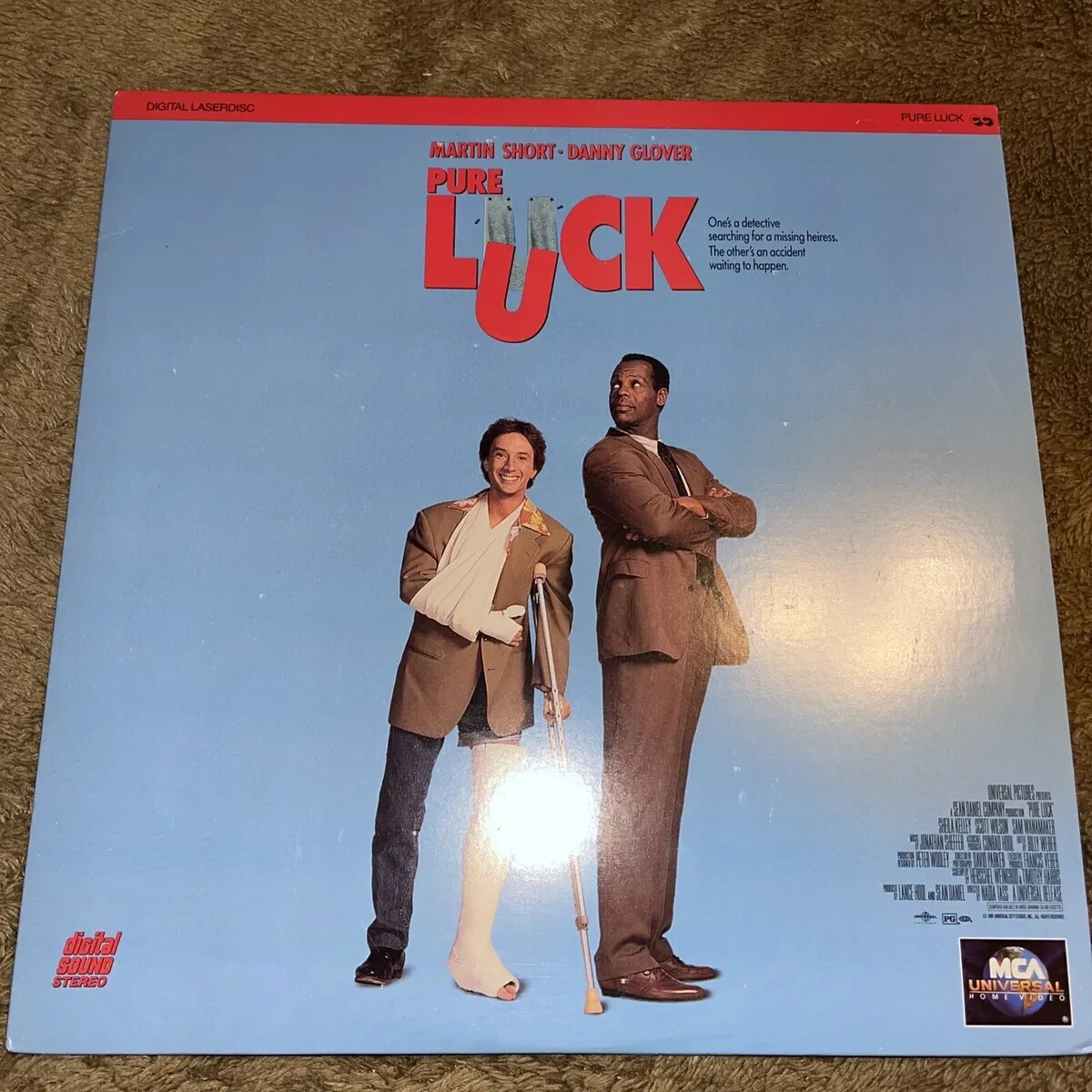 Pure Luck Martin Short Danny Glover Laserdisc Videodisc | eBay