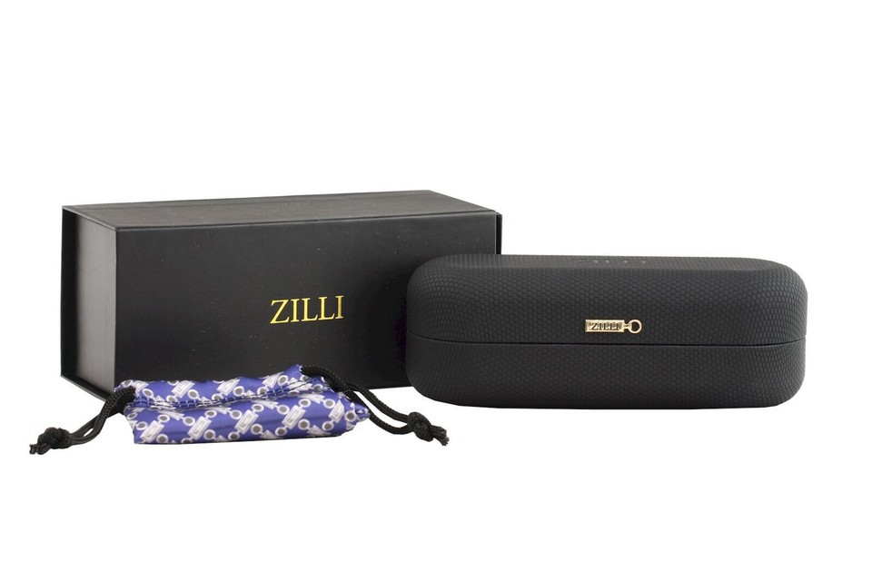 Brand New 2025 ZILLI Men Eyeglasses ZILLI ZI60000 C01 Authentic France ...