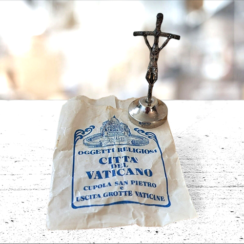 Vatican City Standing Crucifix Cross Pope John Paul 2nd Italian ...