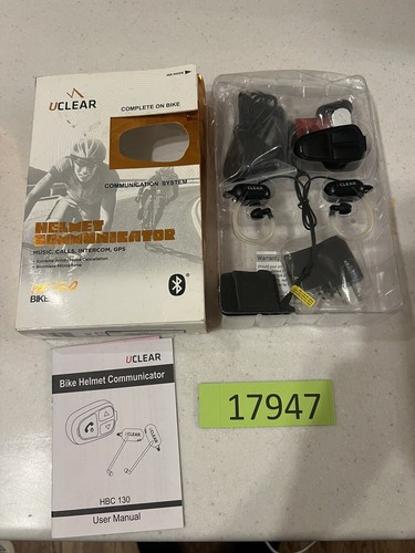 UCLEAR HBC130 Bicycle Helmet Bluetooth Communicator New | eBay
