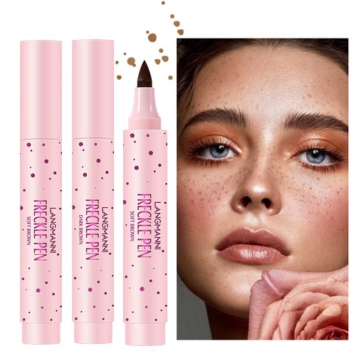 Faux Freckle Pen Stamp Waterproof 2 Colors Natural Soft Dot Sunkissed ...
