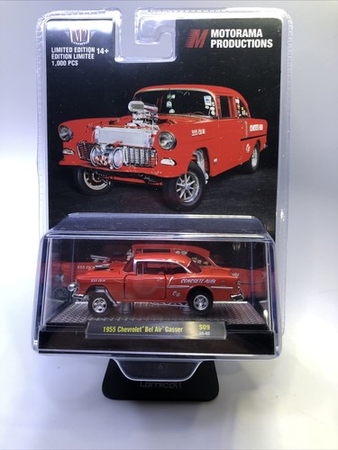 M2 MACHINES, 1955 CHEVROLET BEL AIR GASSER, MOTORAMA PRODUCTIONS, 1 OF ...