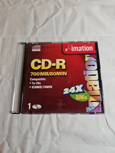 Imation CD-R 700MB/80MIN 24X Compact Disc. New Sealed. | eBay