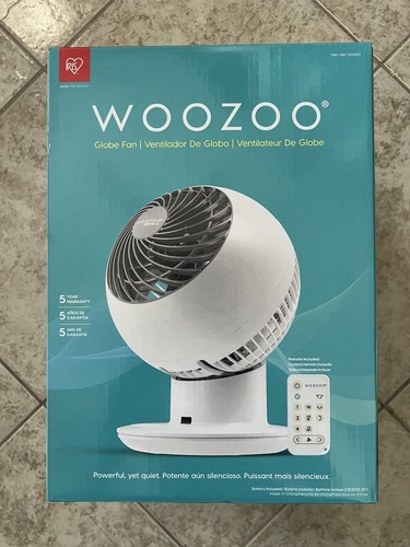 Woozoo Globe Multi-Directional 5-Speed Oscillating Fan with Remote ...