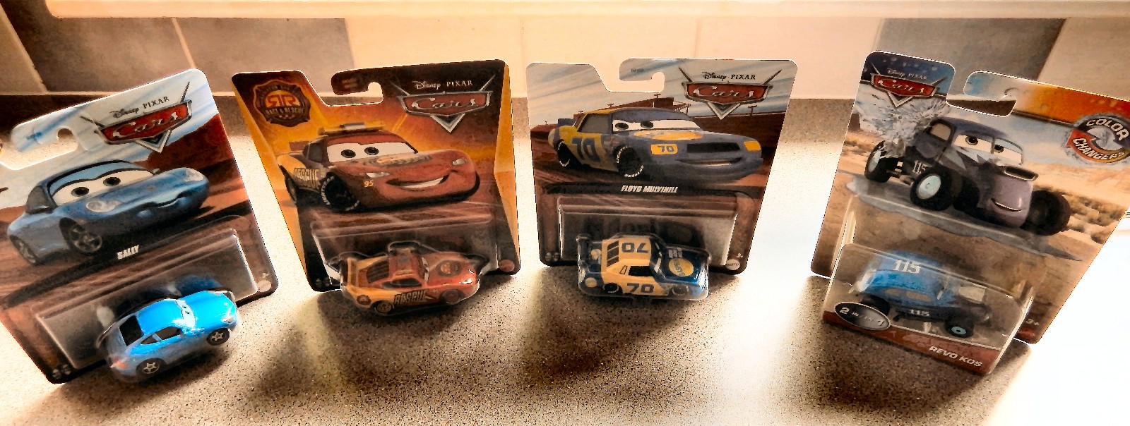 Disney Pixar: 4 X Cars. 1 Colour changing, 1x radiator springs, 2x ...