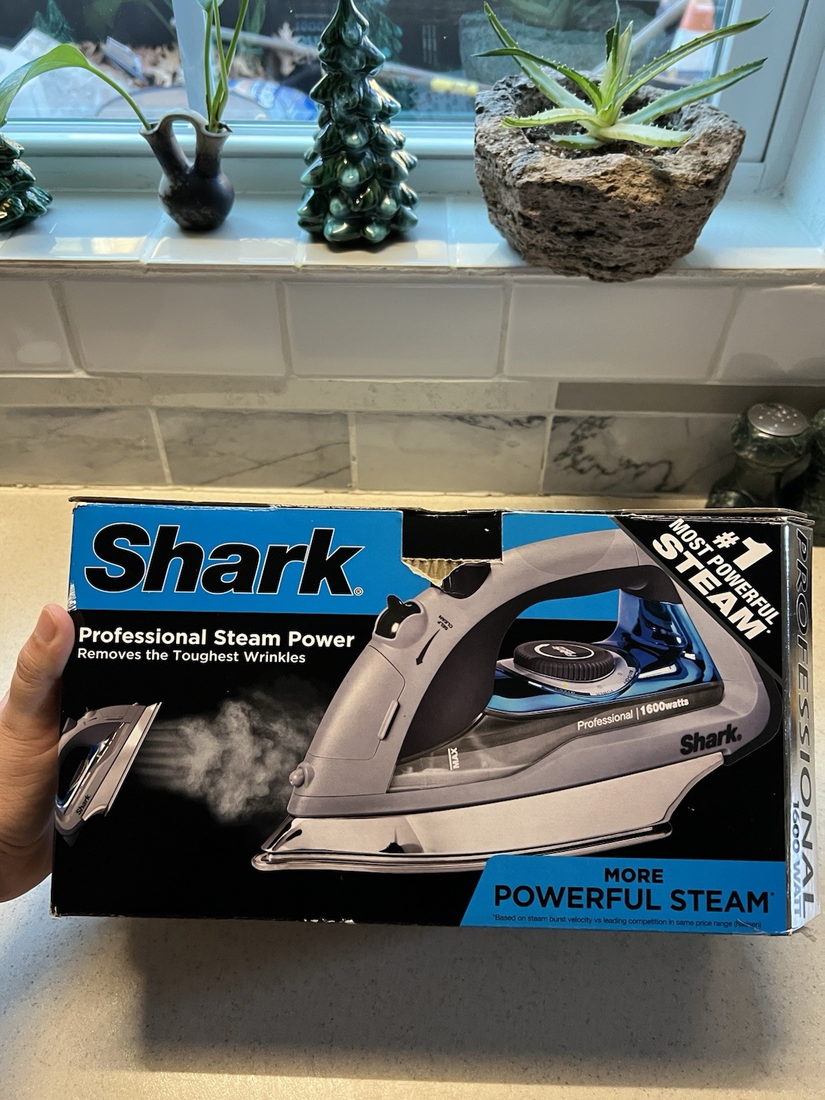 Shark GI405 Professional Steam Iron 1600W Blue | eBay