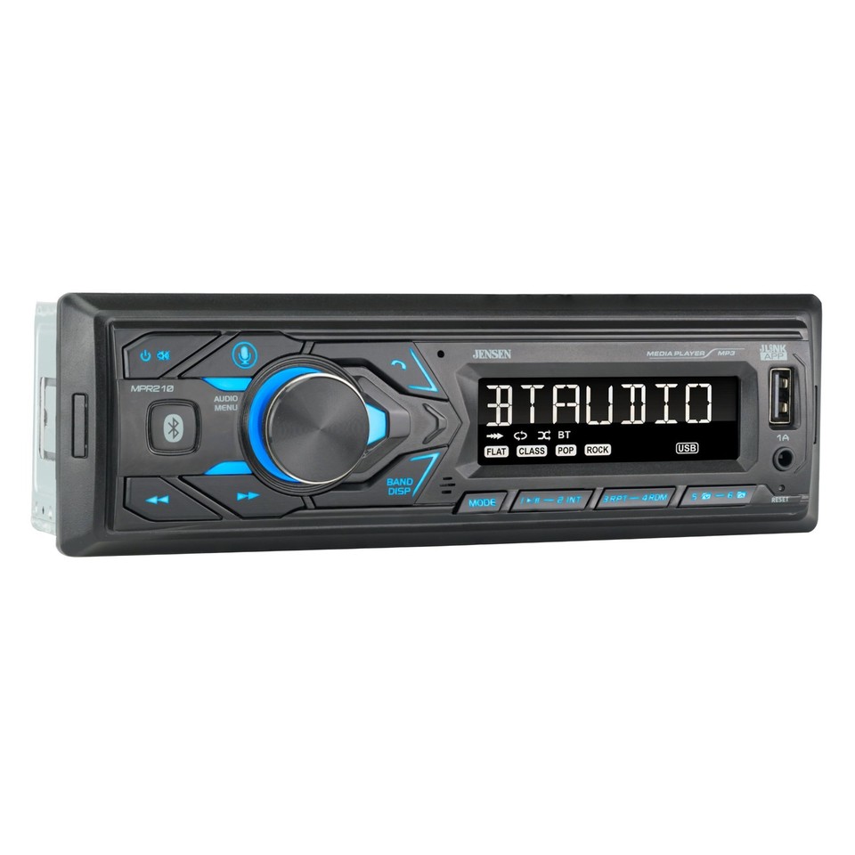 7" LCD Single DIN Car Stereo Radio | Bluetooth Hands-Free Calling | USB ...