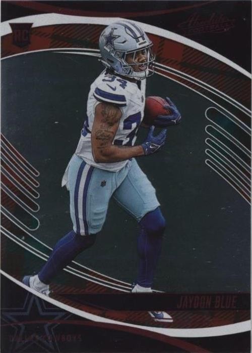 2025 Panini Absolute - Rookies Jaydon Blue #139 Red and Green Plaid (RC ...