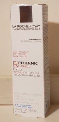 La Roche-Posay Redermic R Retinol Eyes INTENSIVE Anti Wrinkle Full Sz ...