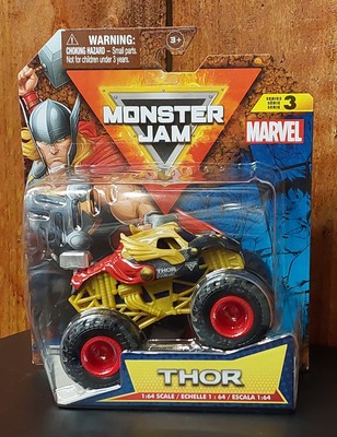 Monster Jam Thor Marvel Spin Master 1:64 Diecast Truck | eBay