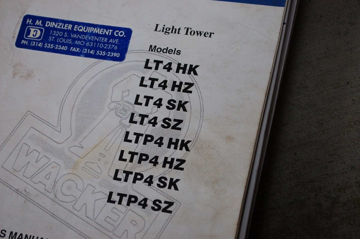 Wacker Lt4 Light Tower Specs | Shelly Lighting