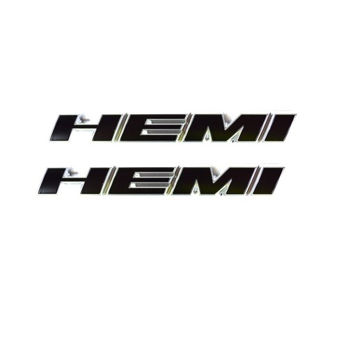 🔥Mopar Pair Set of 2 Hemi Emblem Nameplate Badge for Dodge Charger 2015 ...