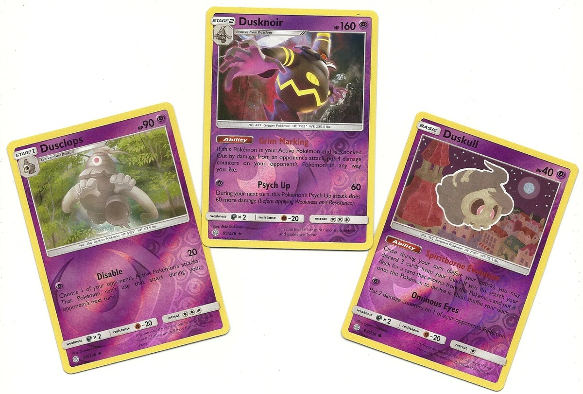 Dusclops Evolution Chart