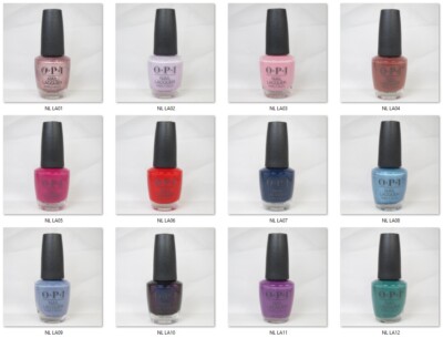 OPI Lacquer Nail Polish Downtown LA Fall Collection 2021 NLLA01 to LA12 ...