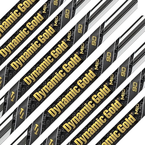 True Temper Dynamic Gold Mid 90 Iron Shafts Steel R300 Regular .370 Tip ...