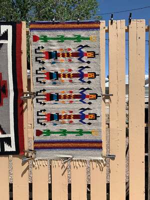 Handwoven Wool Corn Maiden Rug; 30”x60” | eBay