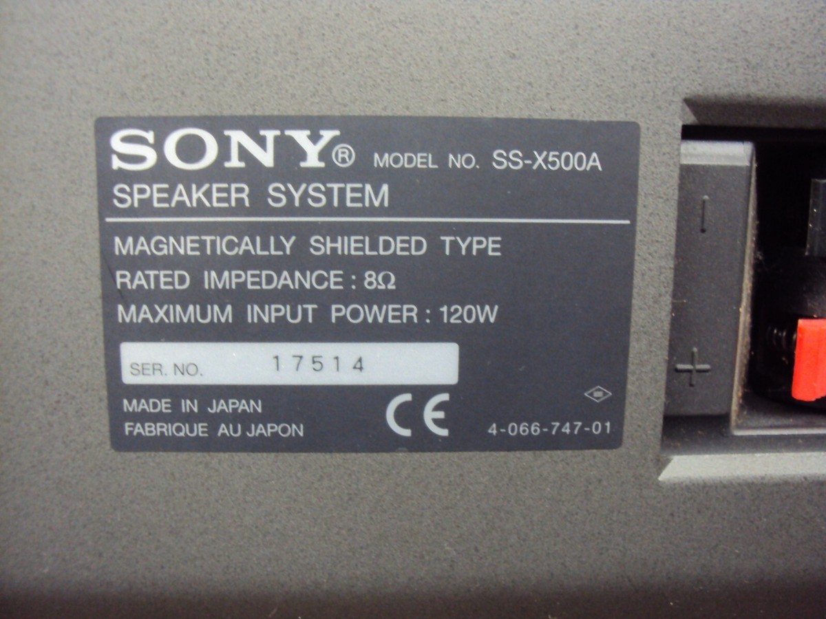 SONY Model SS-CN88 Center Righteous Parade Facebook, 44% OFF