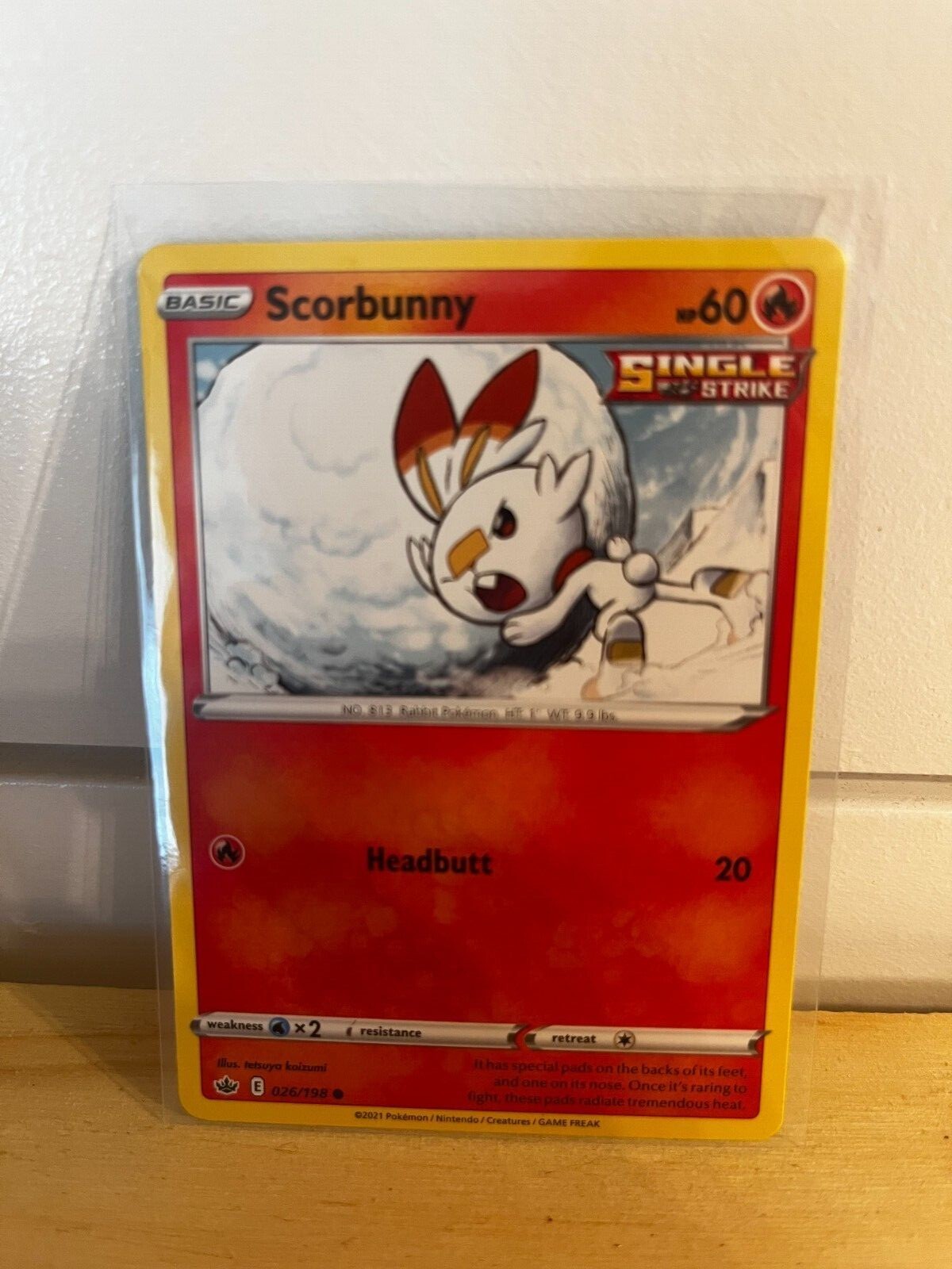 Scorbunny 026/198 Non Holo Common Chilling Reign Pokemon TCG Card Mint ...