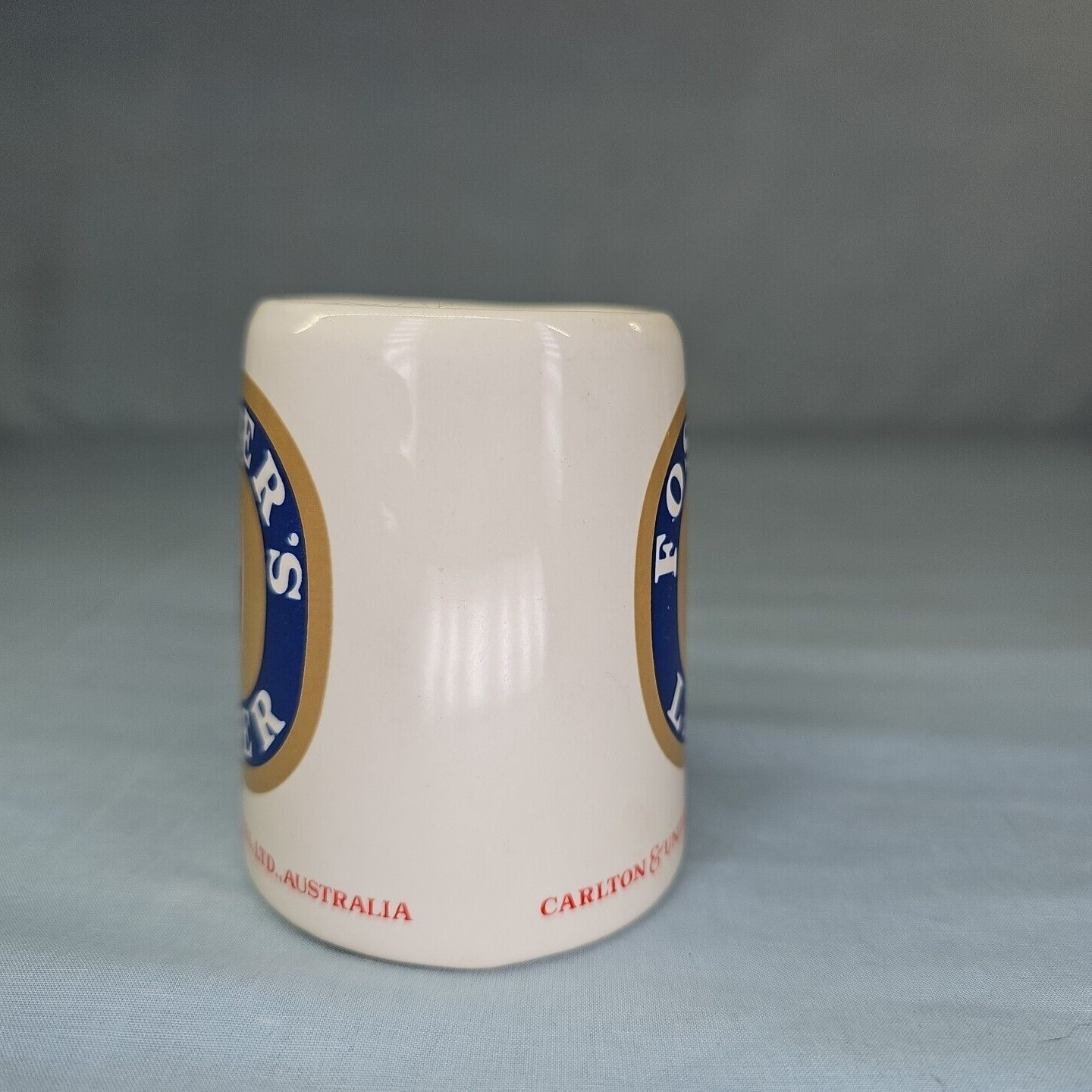 VTG Beer Tankard Stein FOSTER LAGER Brewery Mini Mug Franklin '81 ...