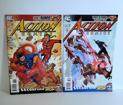 Action Comics #886 #887 DC Comics 2010 VF/NM Superman Captain Atom Lot ...