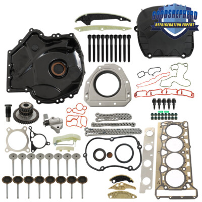 2008-2016 Audi VW Jetta A4 2.0L 1.8L Engine Timing Chain & Cover Kit ...