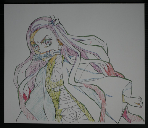 Demon Slayer: Kimetsu no Yaiba Nezuko Kamado Fukusei Genga (1 Sheet) C ...
