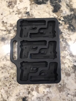Silicone Handgun Pistol Mold Ice cubes/chocolate | eBay