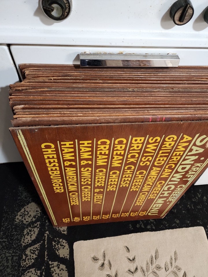 Original Vintage 1958 Pixley and Ehlers Restaurant Chicago Menu Sign ...