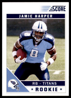 2011 Score #344a Jamie Harper Tennessee Titans Rookie RC | eBay
